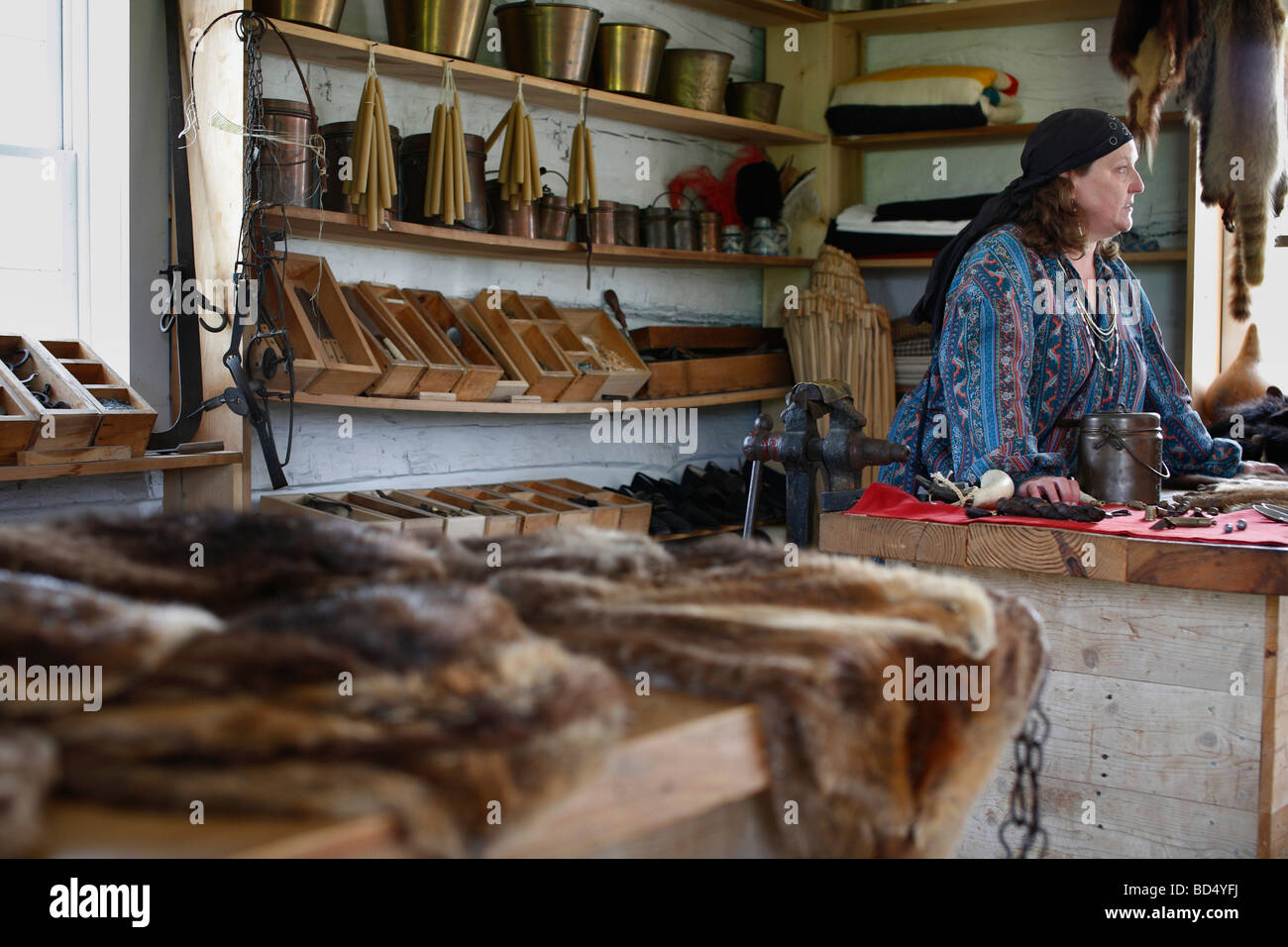 Native americans trade goods hi-res stock photography and images - Alamy