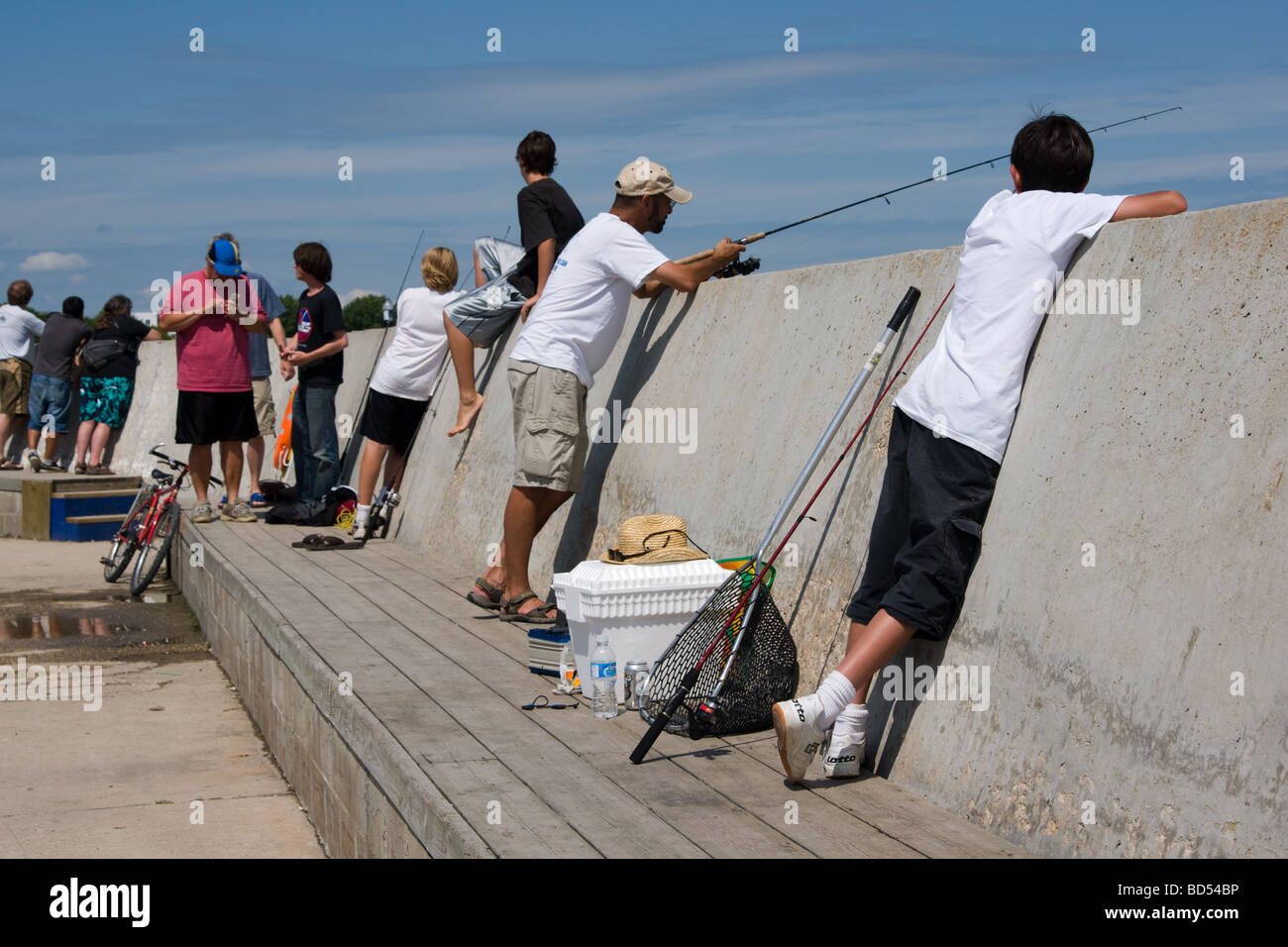 lakeside beach community Gimli, Manitoba, Canada Stock Photo - Alamy