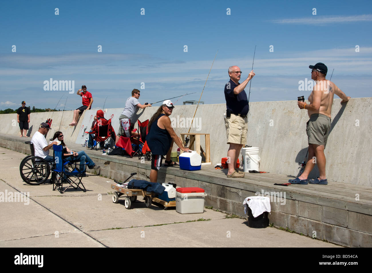 lakeside beach community Gimli, Manitoba, Canada Stock Photo - Alamy