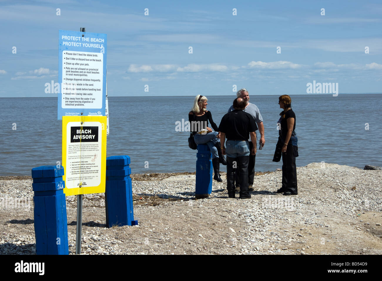lakeside beach community Gimli, Manitoba, Canada Stock Photo - Alamy
