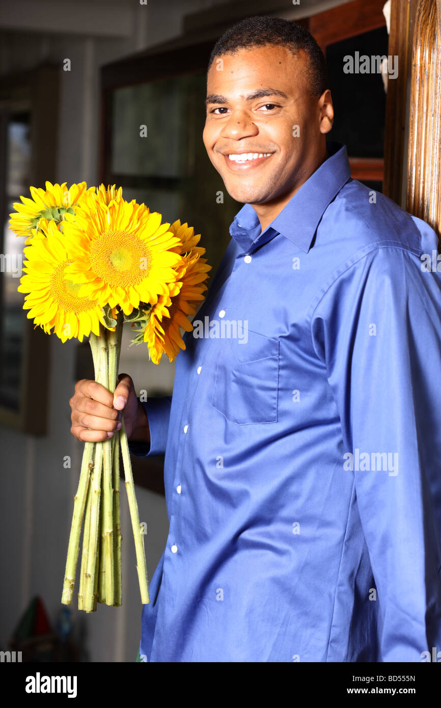 Joyful sunflower bouquet hi-res stock photography and images - Alamy