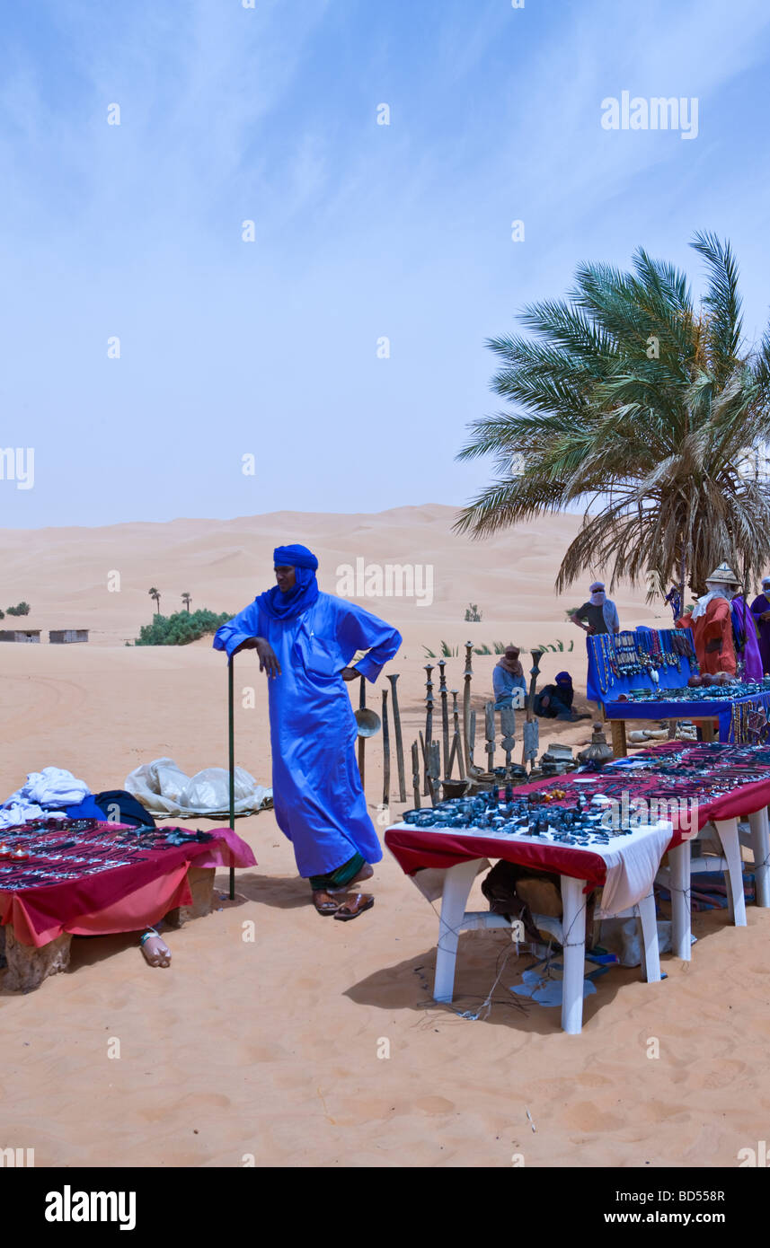 Libya Sahara desert the Ubari lakes area Stock Photo - Alamy