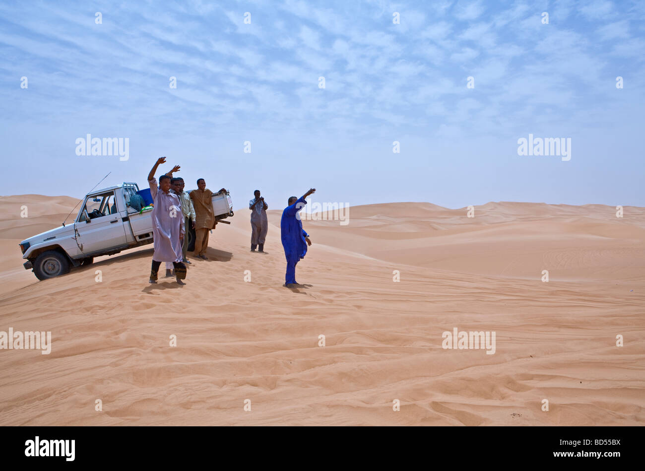 Libya Sahara desert the Ubari dunes area Stock Photo - Alamy