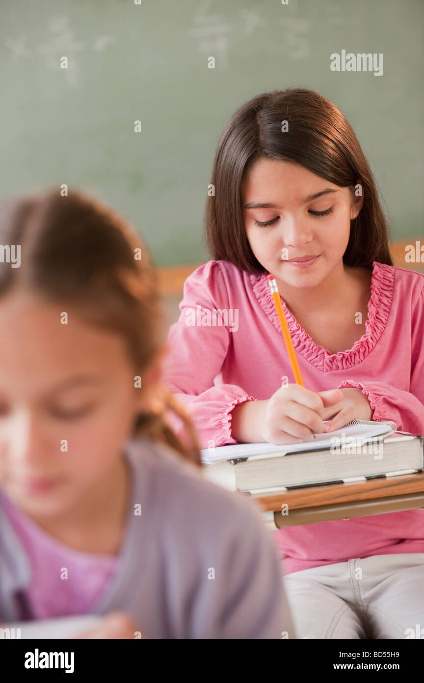 Students in a classroom Stock Photo - Alamy
