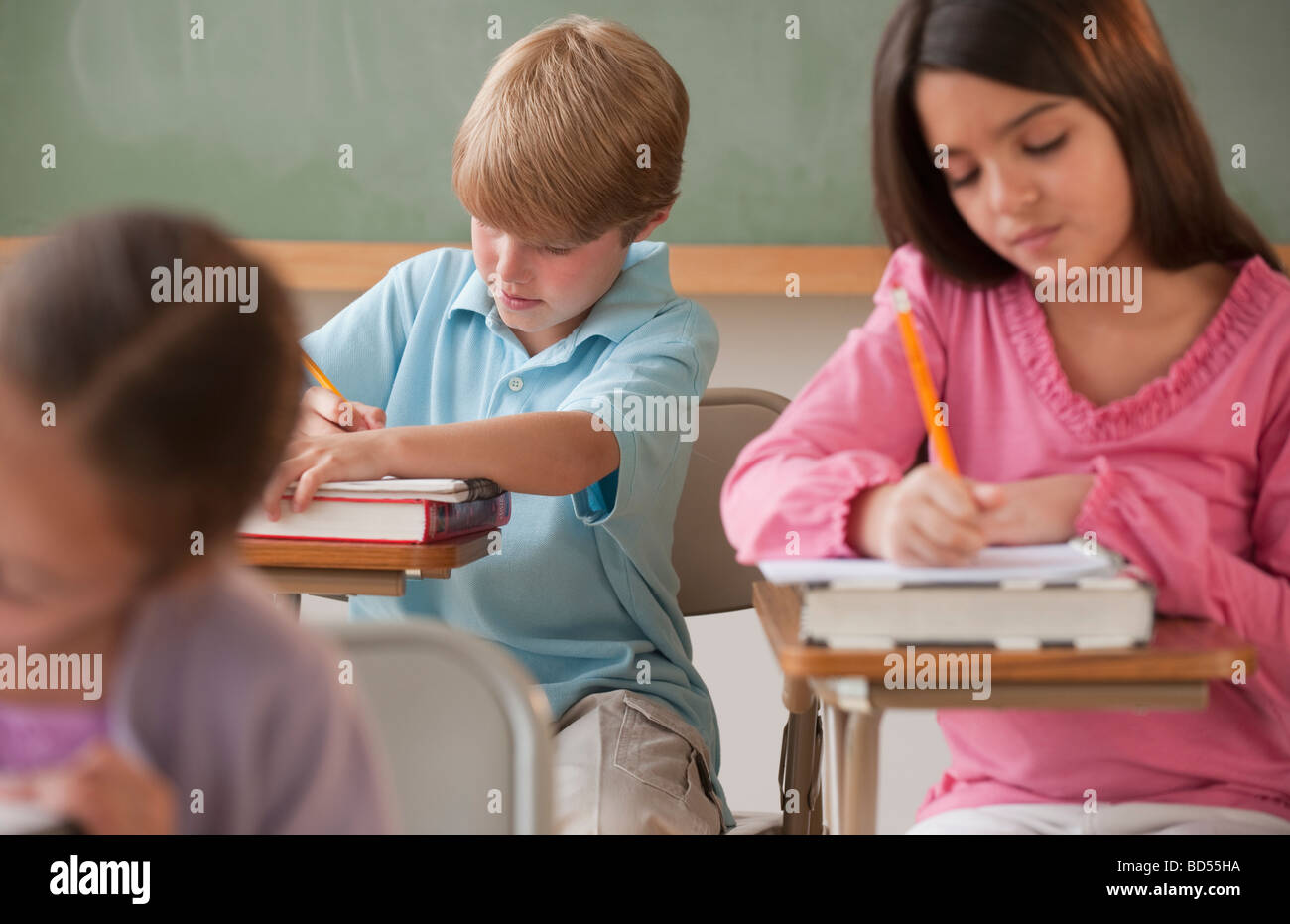 Students in a classroom Stock Photo - Alamy