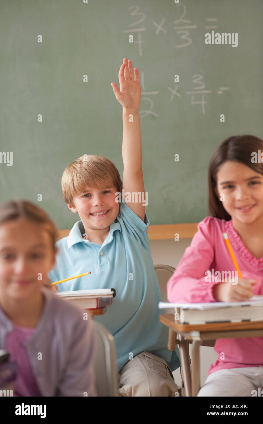 Students in a classroom Stock Photo - Alamy