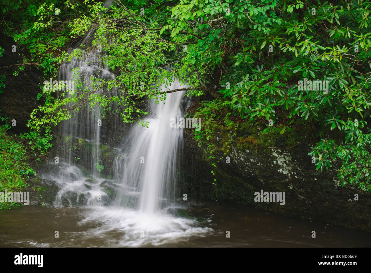 A scenic waterfall Stock Photo - Alamy