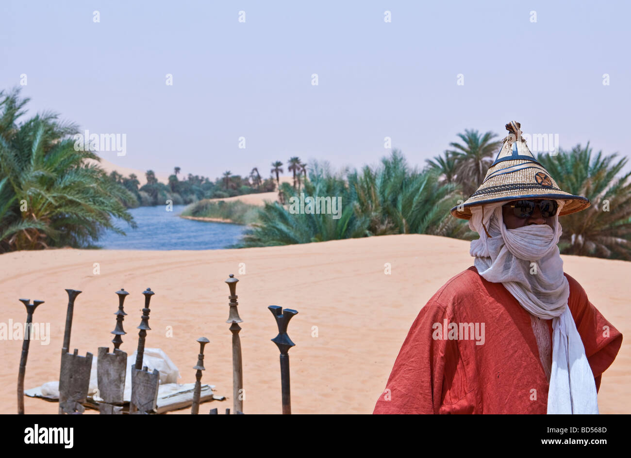 Libya Sahara desert the Ubari lakes area Stock Photo - Alamy