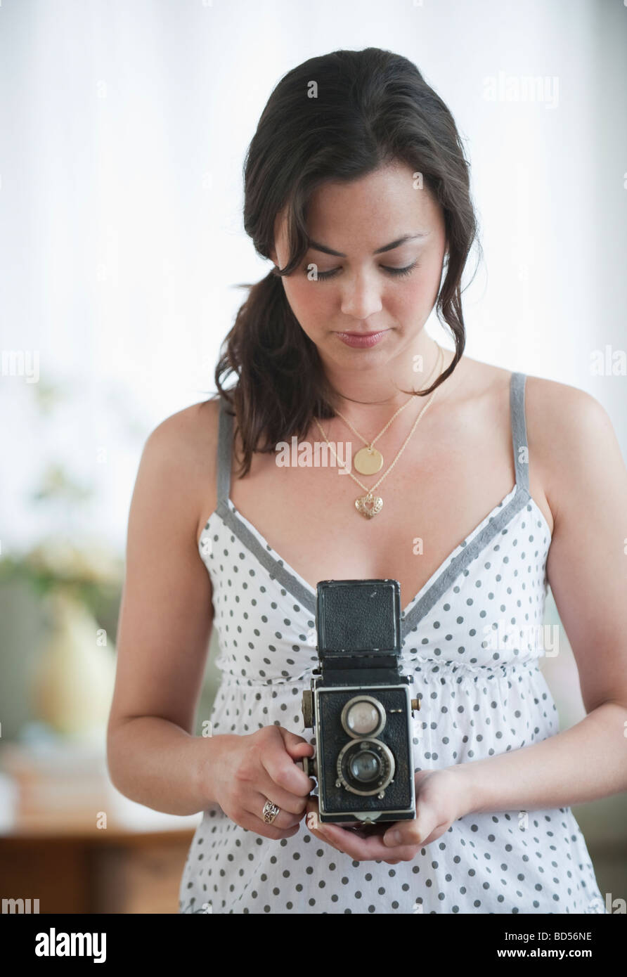 Vertical cameras 20s hi-res stock photography and images - Alamy