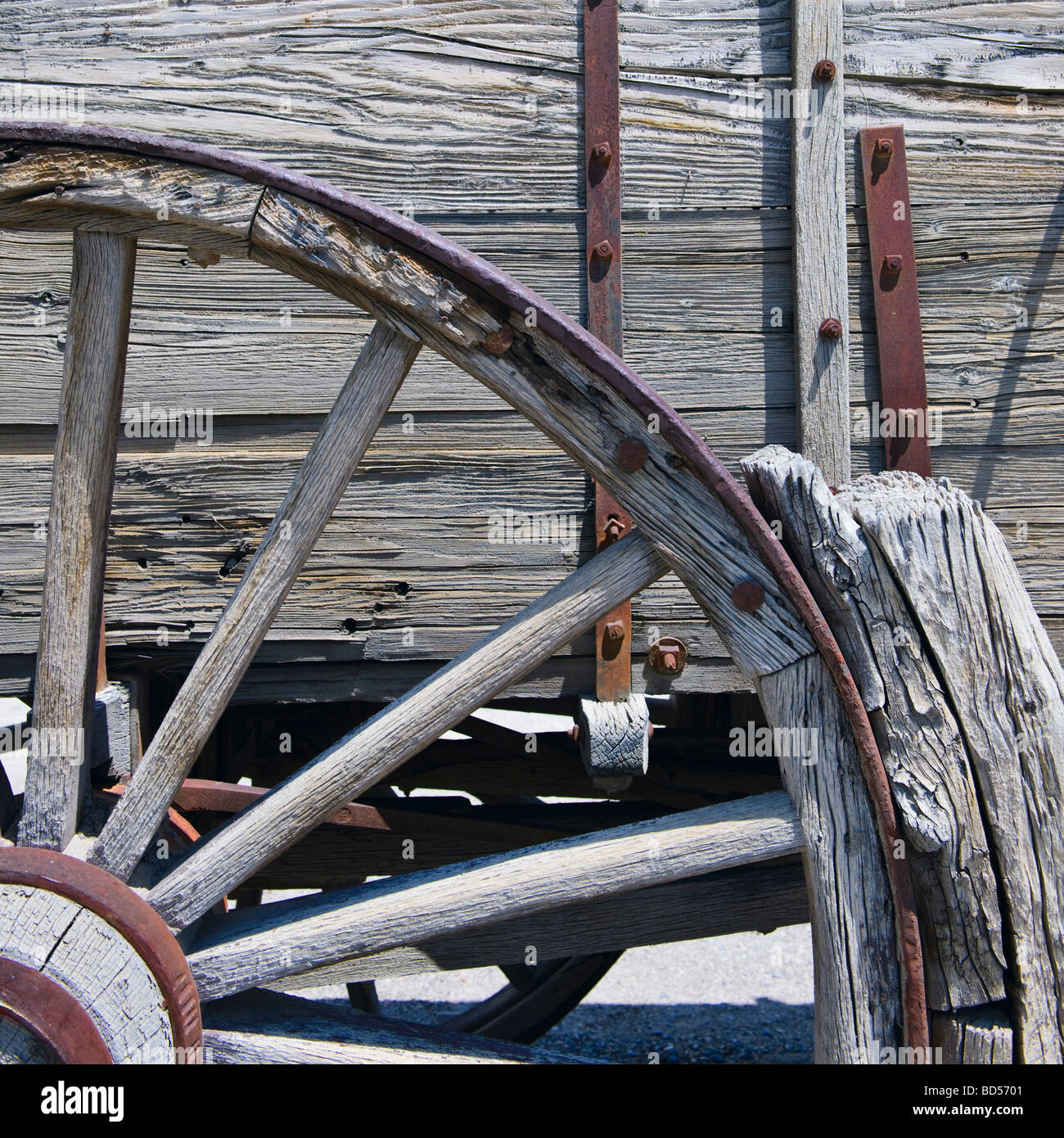 A wagon wheel Stock Photo - Alamy