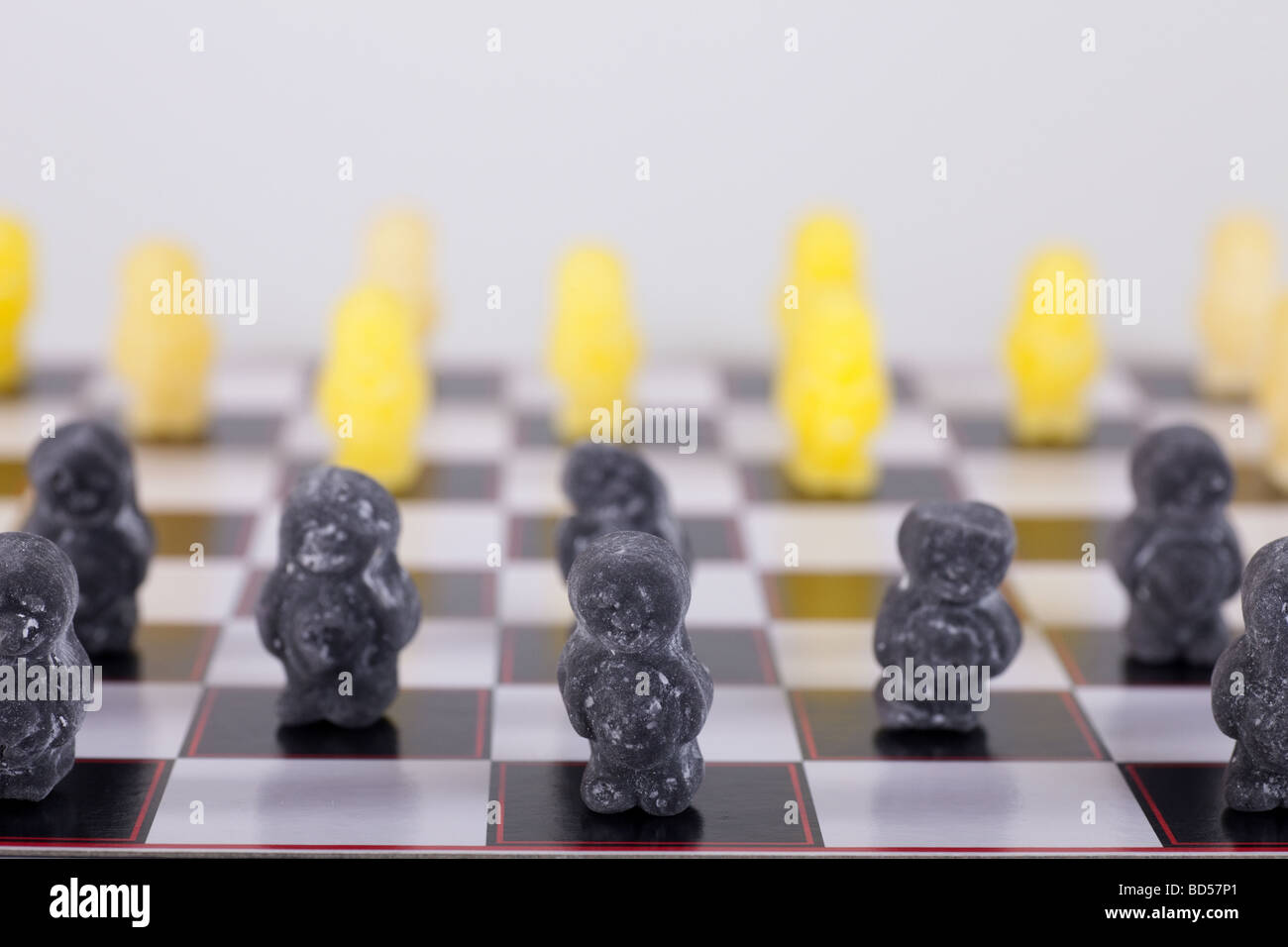 Draughts checkers jelly babies hi-res stock photography and images - Alamy