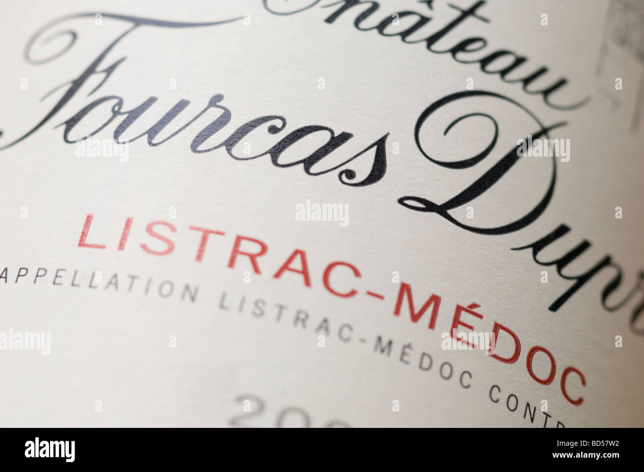 Medoc wine label hi-res stock photography and images - Alamy