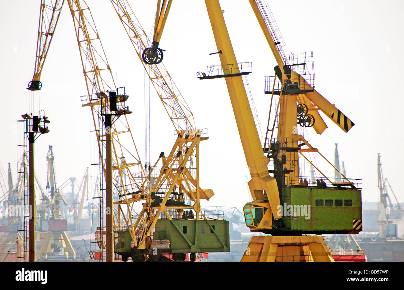 Romanian port of Constanta on Black Sea Stock Photo - Alamy