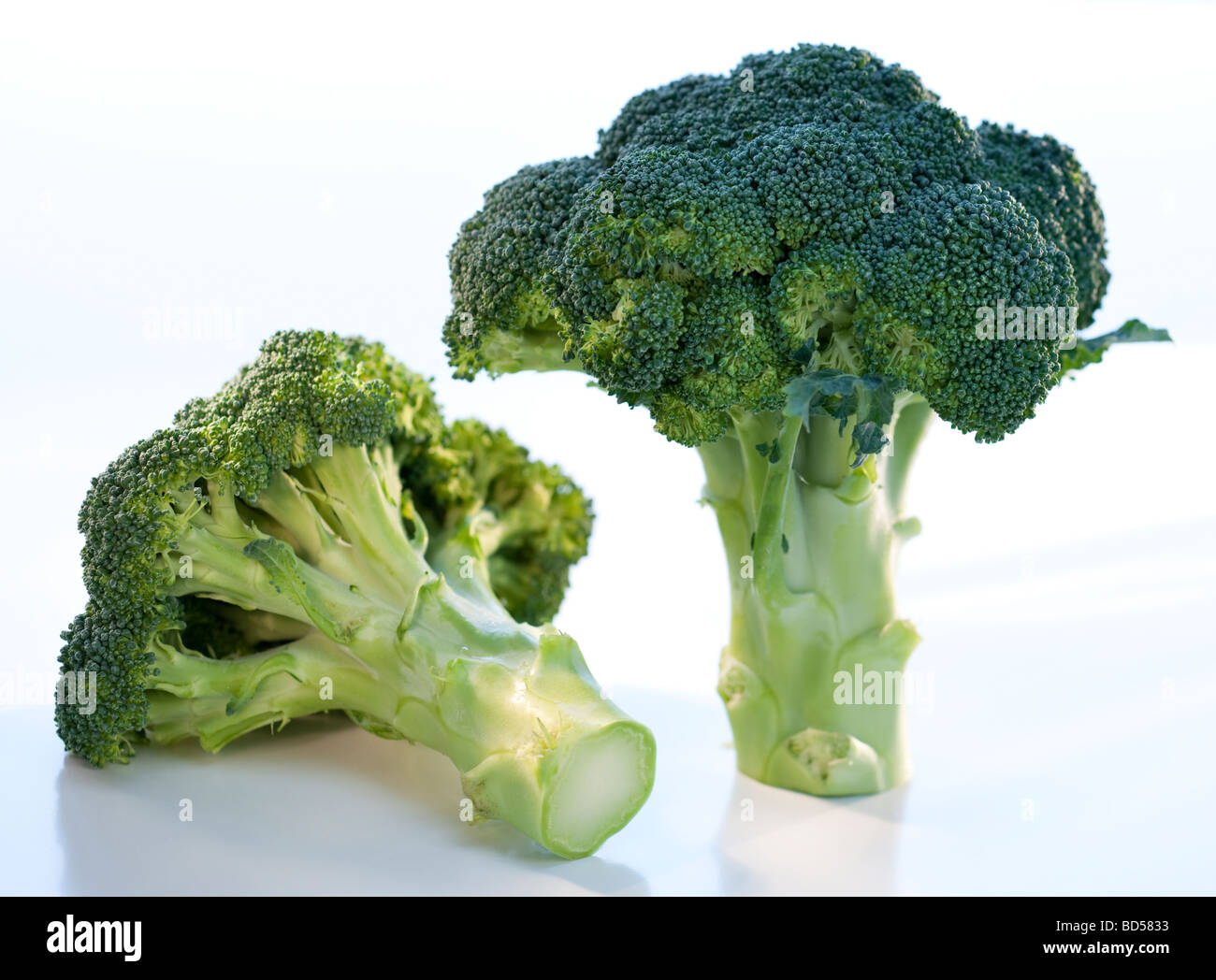 Two bunches of broccoli Stock Photo - Alamy