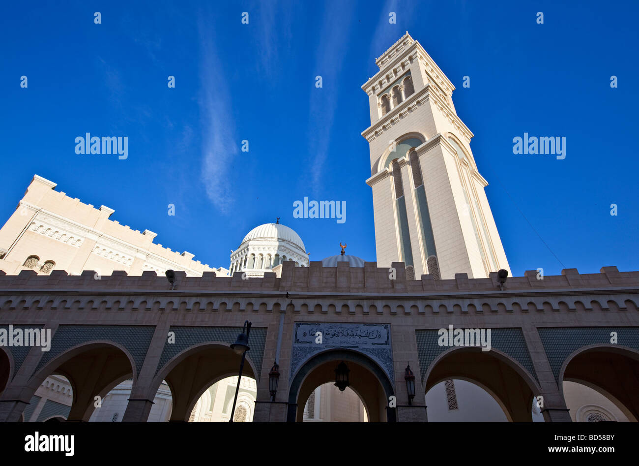Libya Tripoli the Nasser mosque in the Colonial district Stock Photo ...