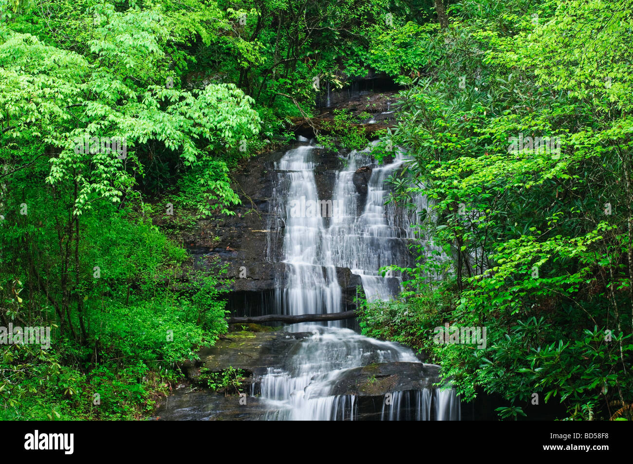 A scenic waterfall Stock Photo - Alamy