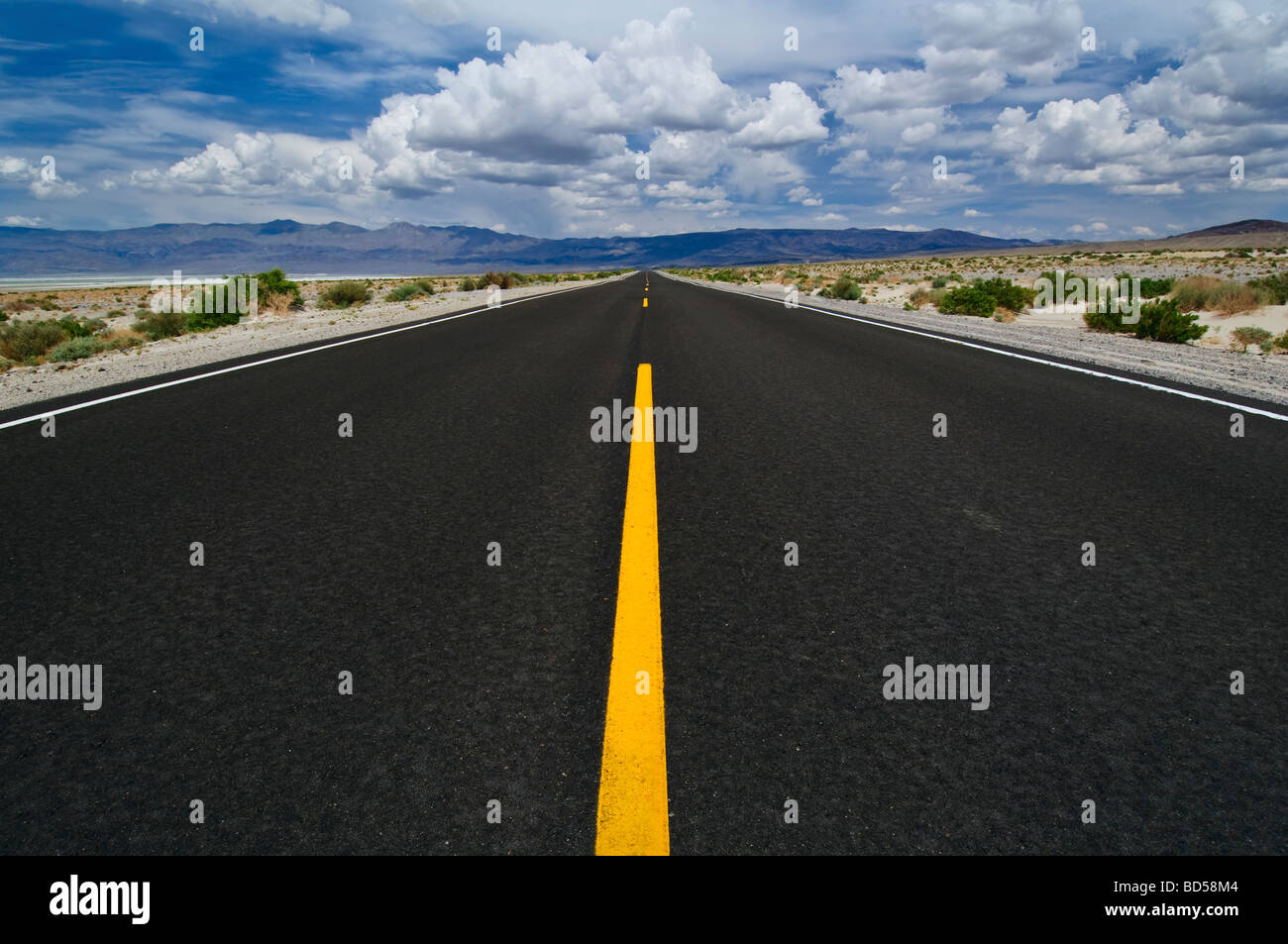 A scenic and empty road Stock Photo - Alamy