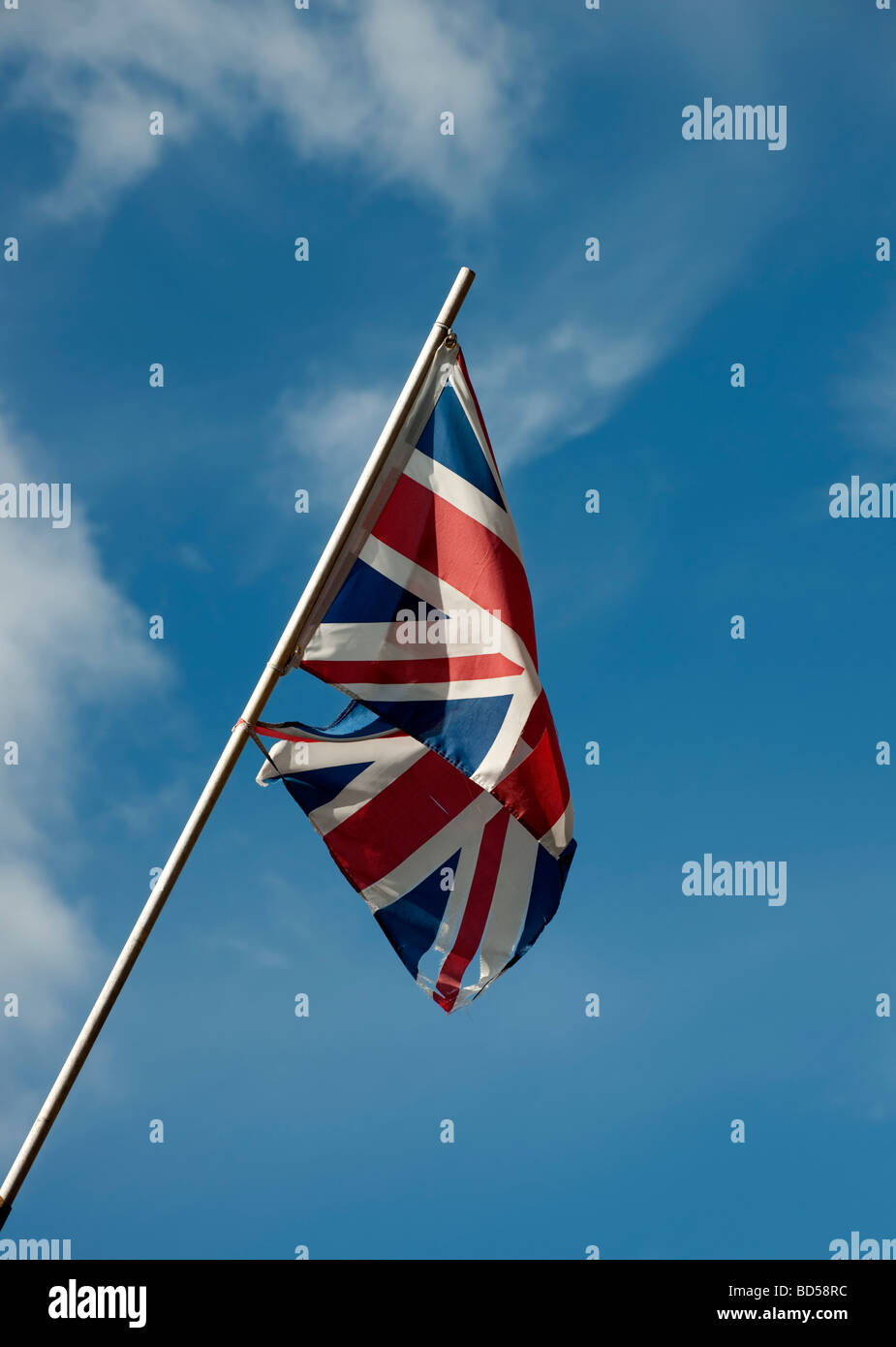 Union jack flag pole hi-res stock photography and images - Alamy