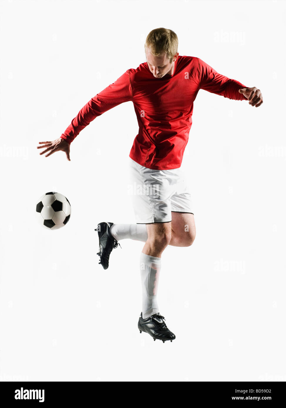 A soccer player Stock Photo - Alamy