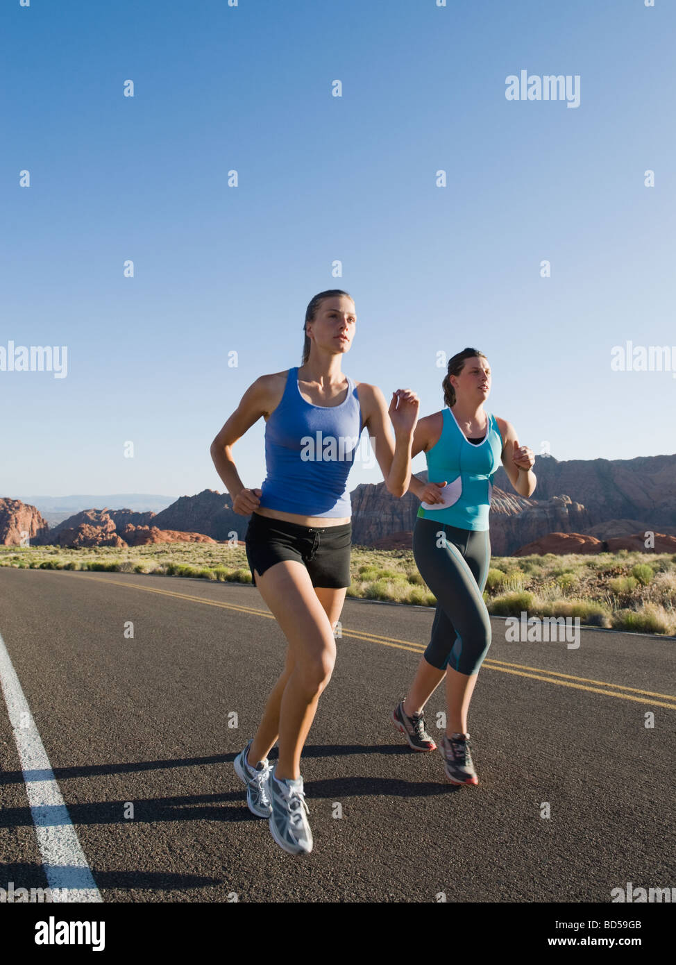 Two country roads run hi-res stock photography and images - Alamy