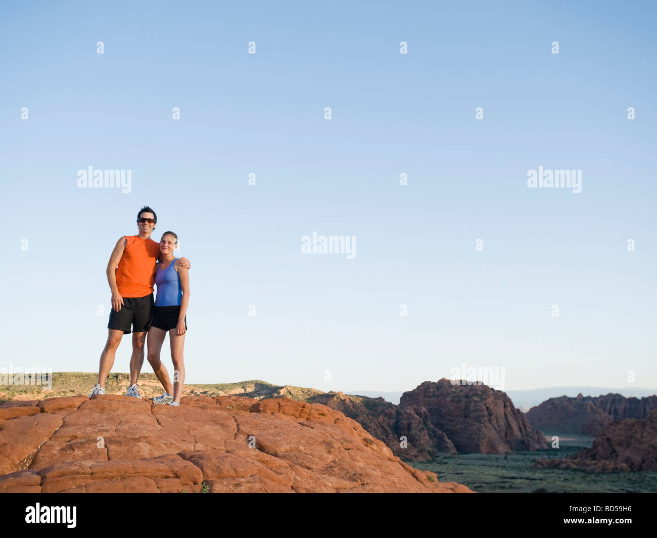 Two athletes taking break hi-res stock photography and images - Alamy