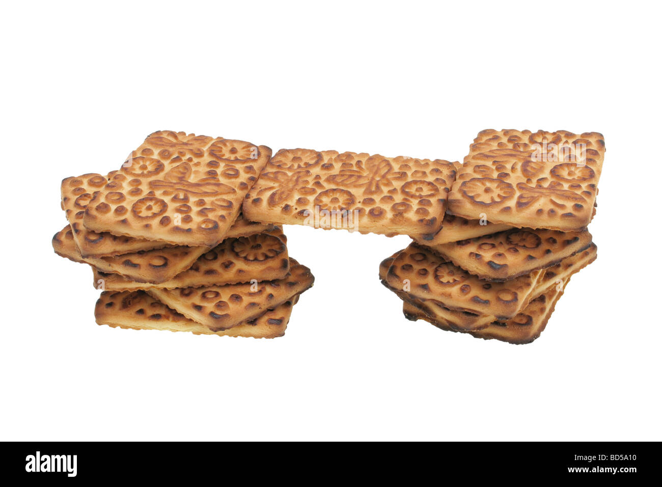 Rectangular biscuits Cut Out Stock Images & Pictures - Alamy