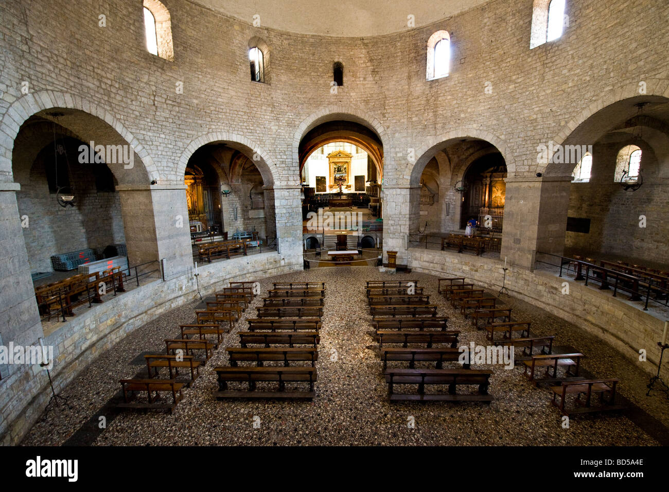Brescia old cathedral Stock Photo - Alamy