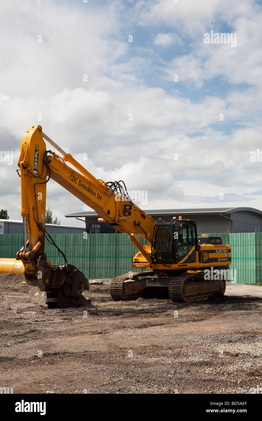 JCB JS 460 Demolition plant machinery, Southport, Merseyside. UK Stock ...
