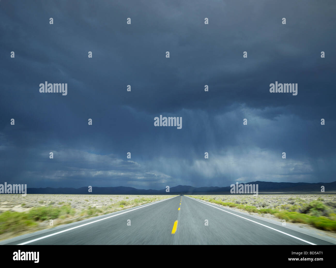 A scenic and empty road Stock Photo - Alamy