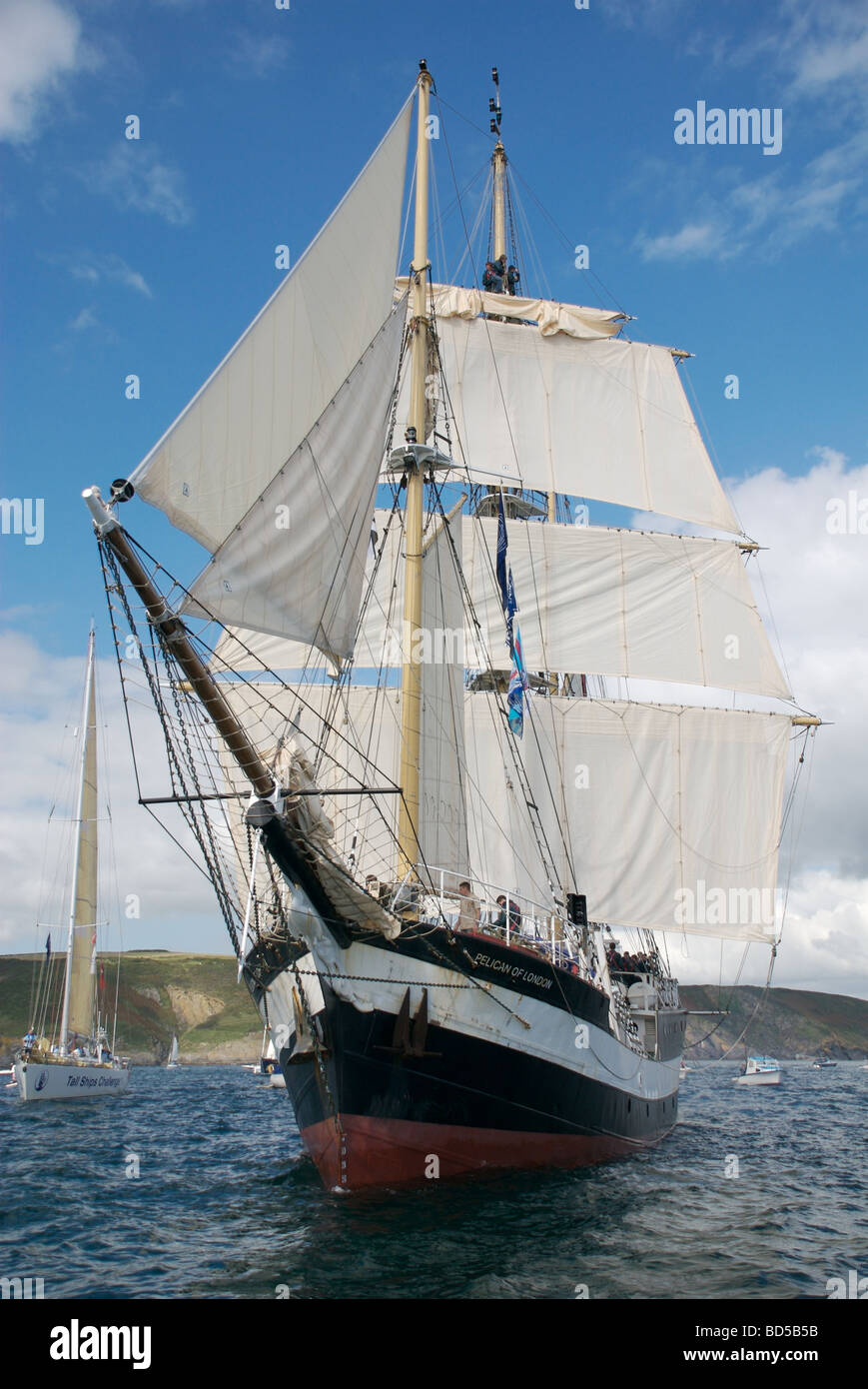 The Pelican of London barquentine ship, Funchal 500 Tall Ships Race ...