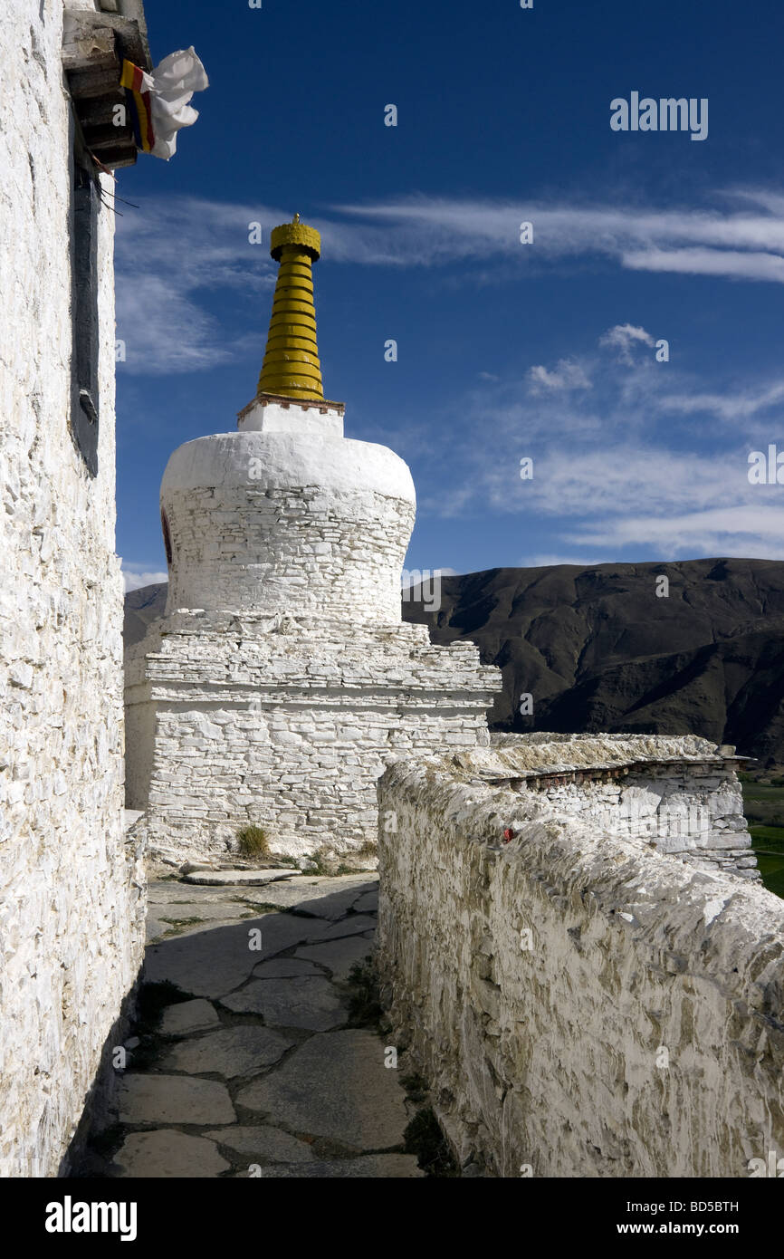 chorten at yumbulagang Stock Photo - Alamy