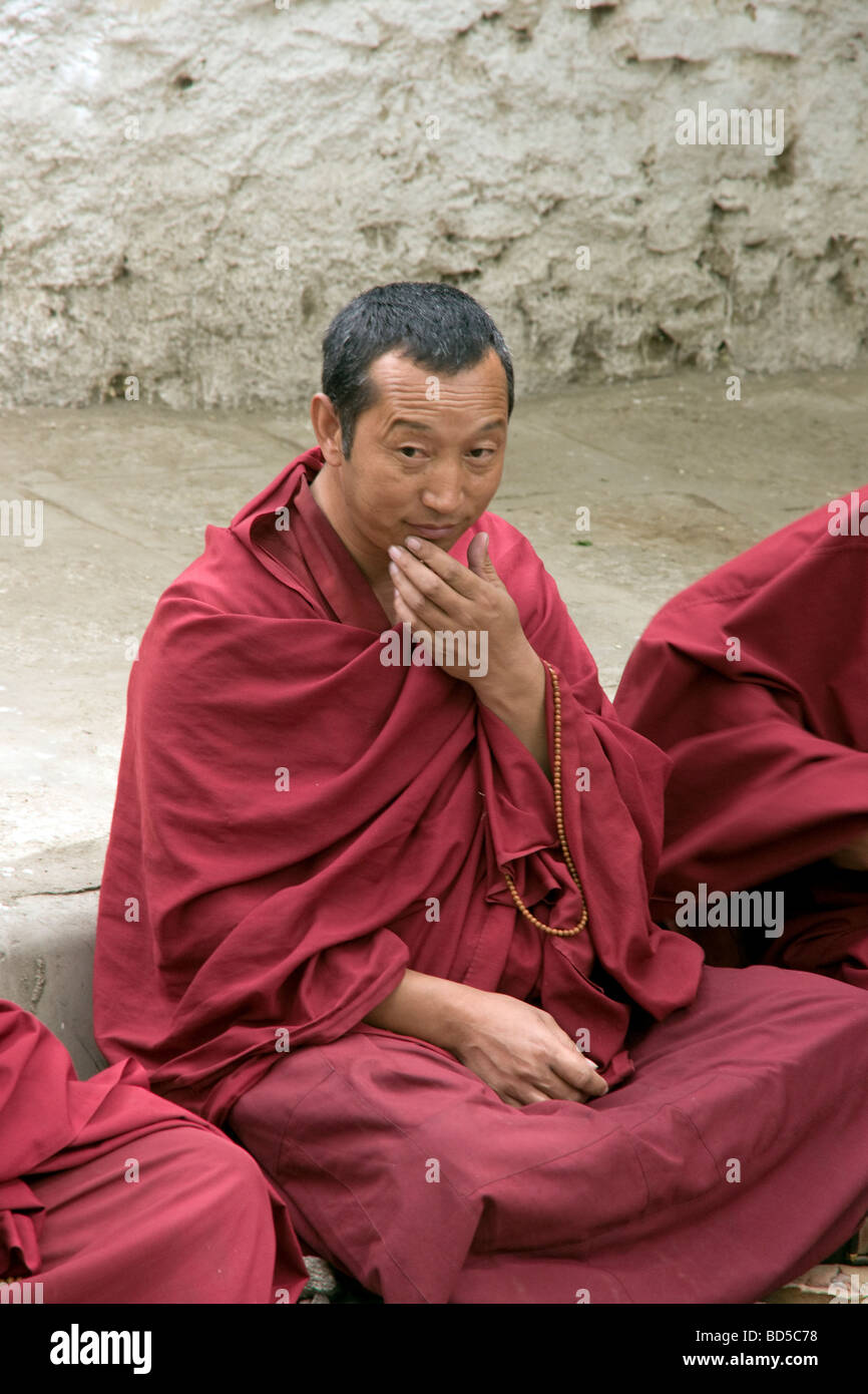 Monk thinking hi-res stock photography and images - Alamy