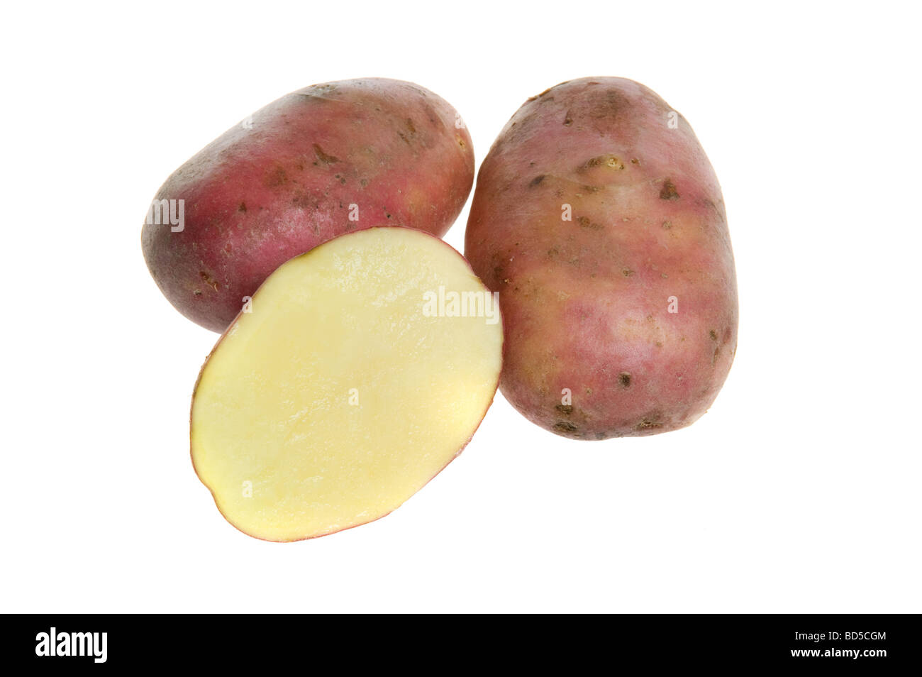 Heap fresh raw potatoes Cut Out Stock Images & Pictures - Alamy