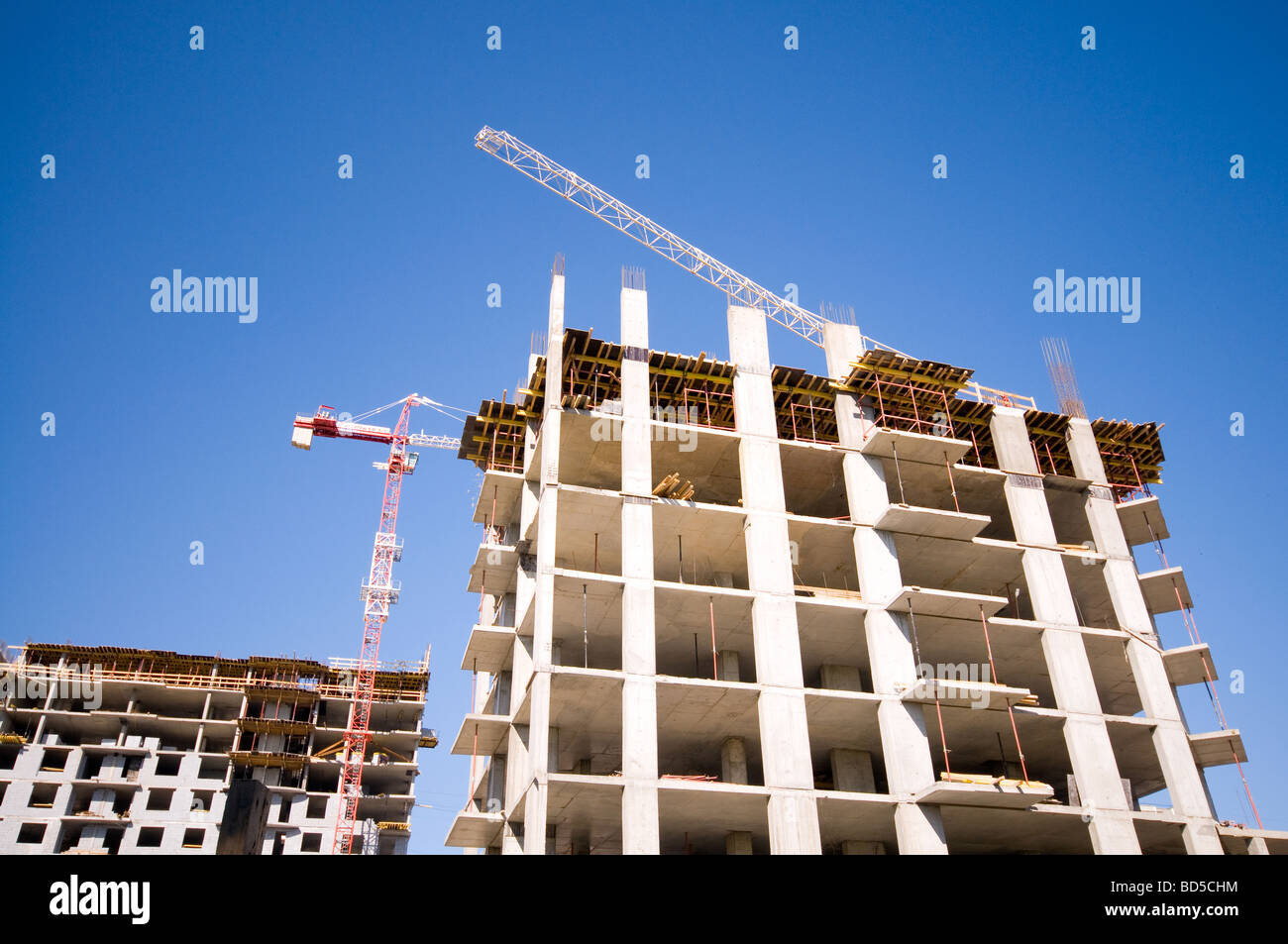 construction site with crane and building Stock Photo - Alamy