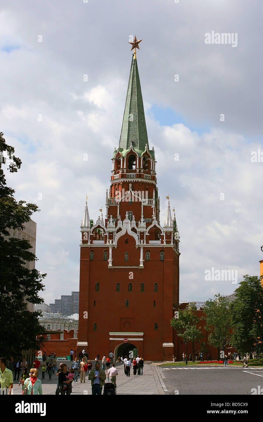 Russia, Moscow, Kremlin, Trinity tower Stock Photo - Alamy