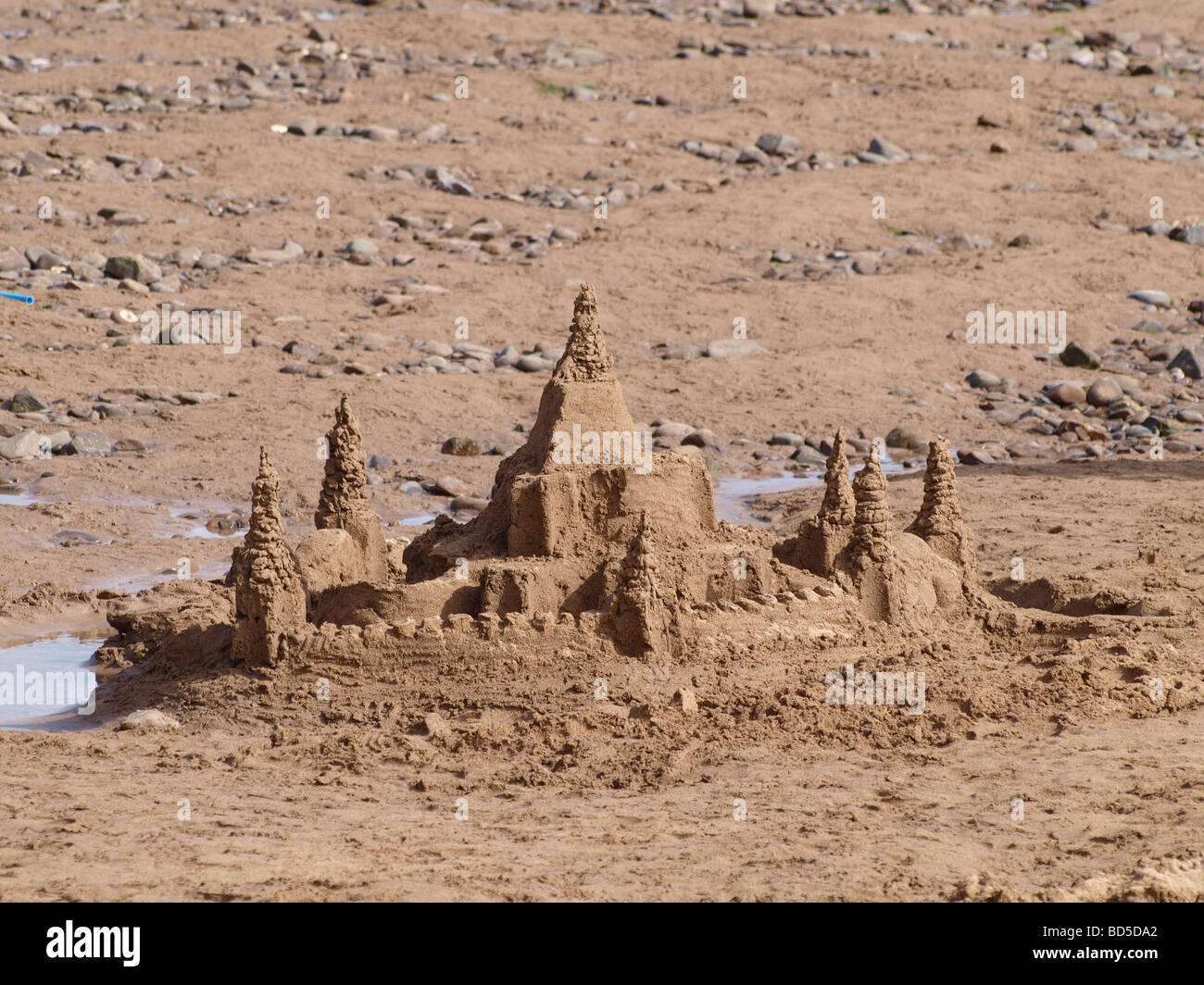 Fantasy style sand castle Stock Photo - Alamy