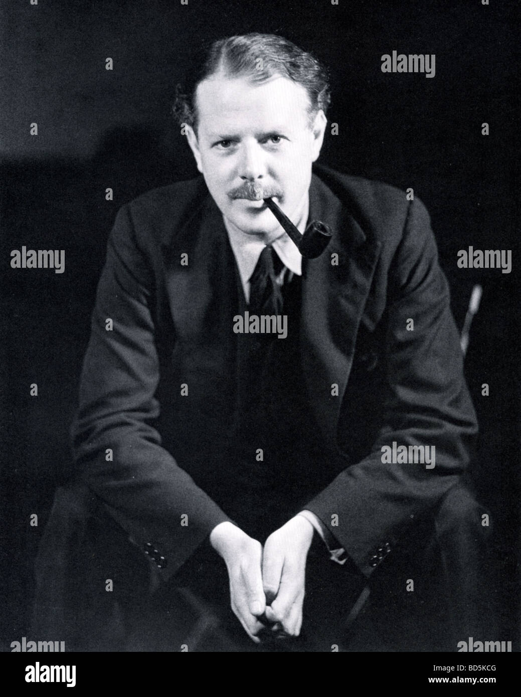 HAROLD NICHOLSON British diplomat and writer photographed in 1935 Stock ...