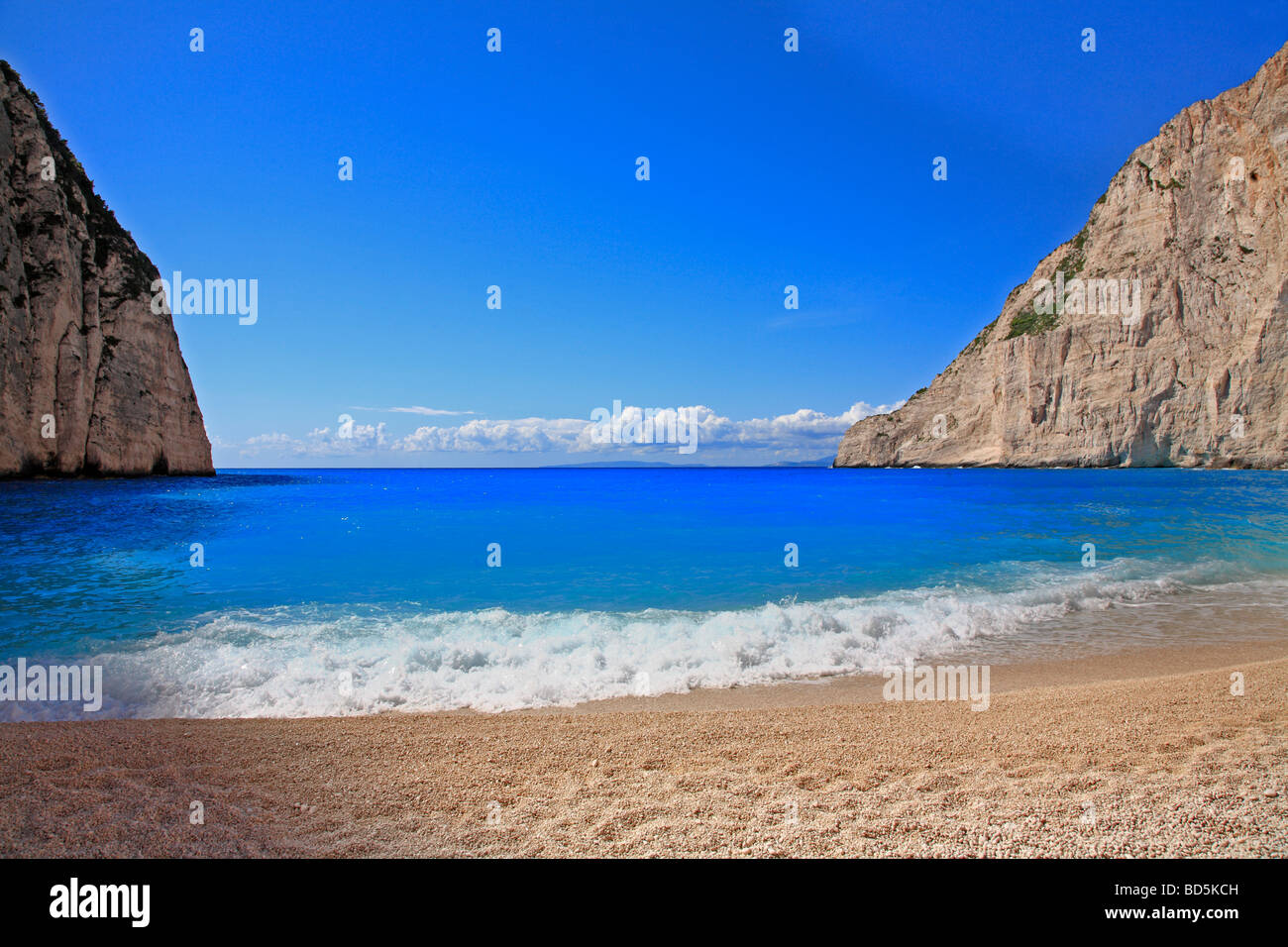 Shipwreck Bay Zante Zakynthos Ionian Island Greece EU European Union ...