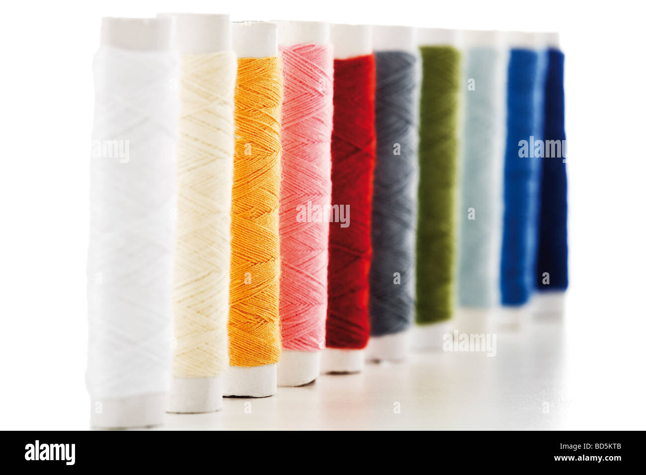 Spools of thread Stock Photo - Alamy