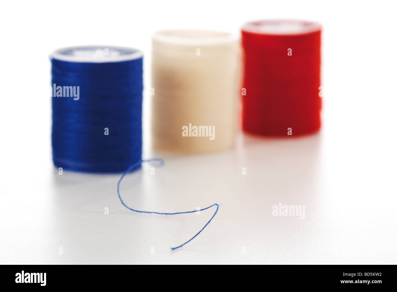 Spools of thread Stock Photo - Alamy