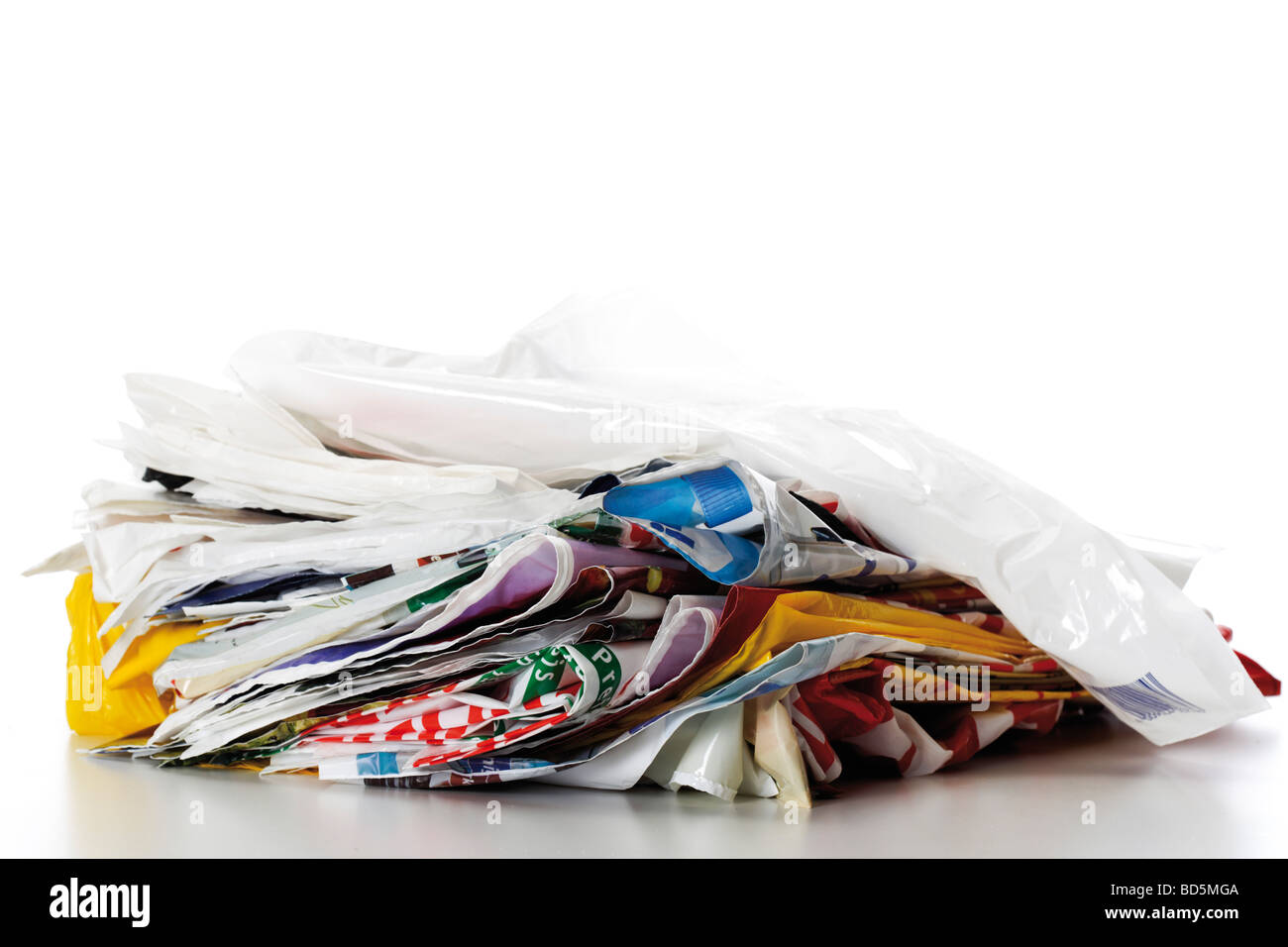 Stack of plastic bags Stock Photo - Alamy
