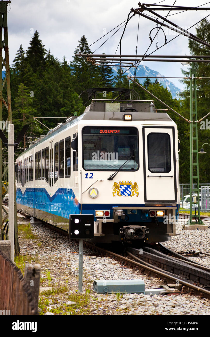 Zugspitze cogwheel train hi-res stock photography and images - Alamy