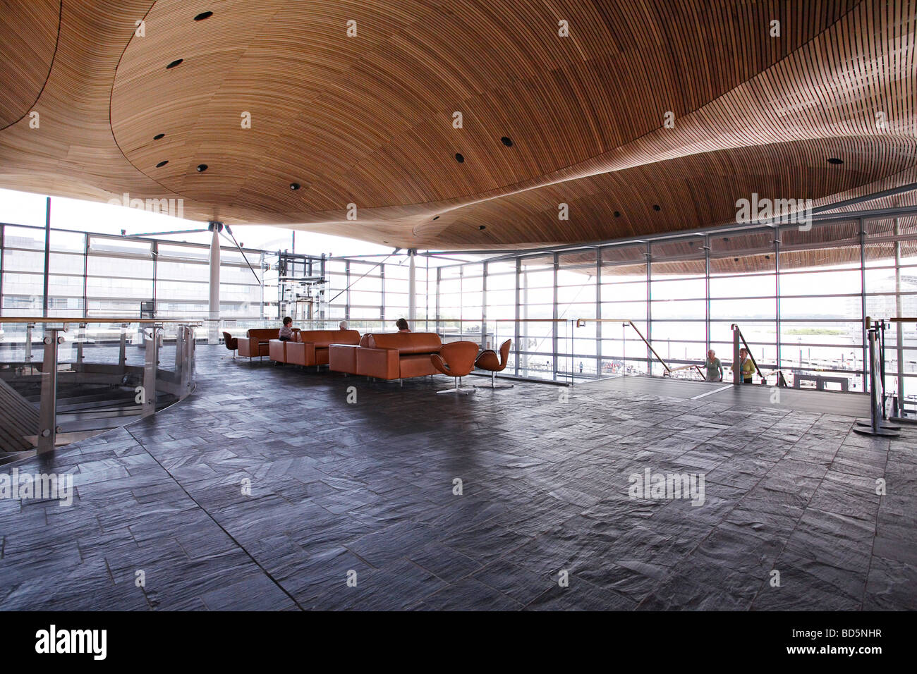 Inside welsh assembly building Cardiff bay Stock Photo - Alamy