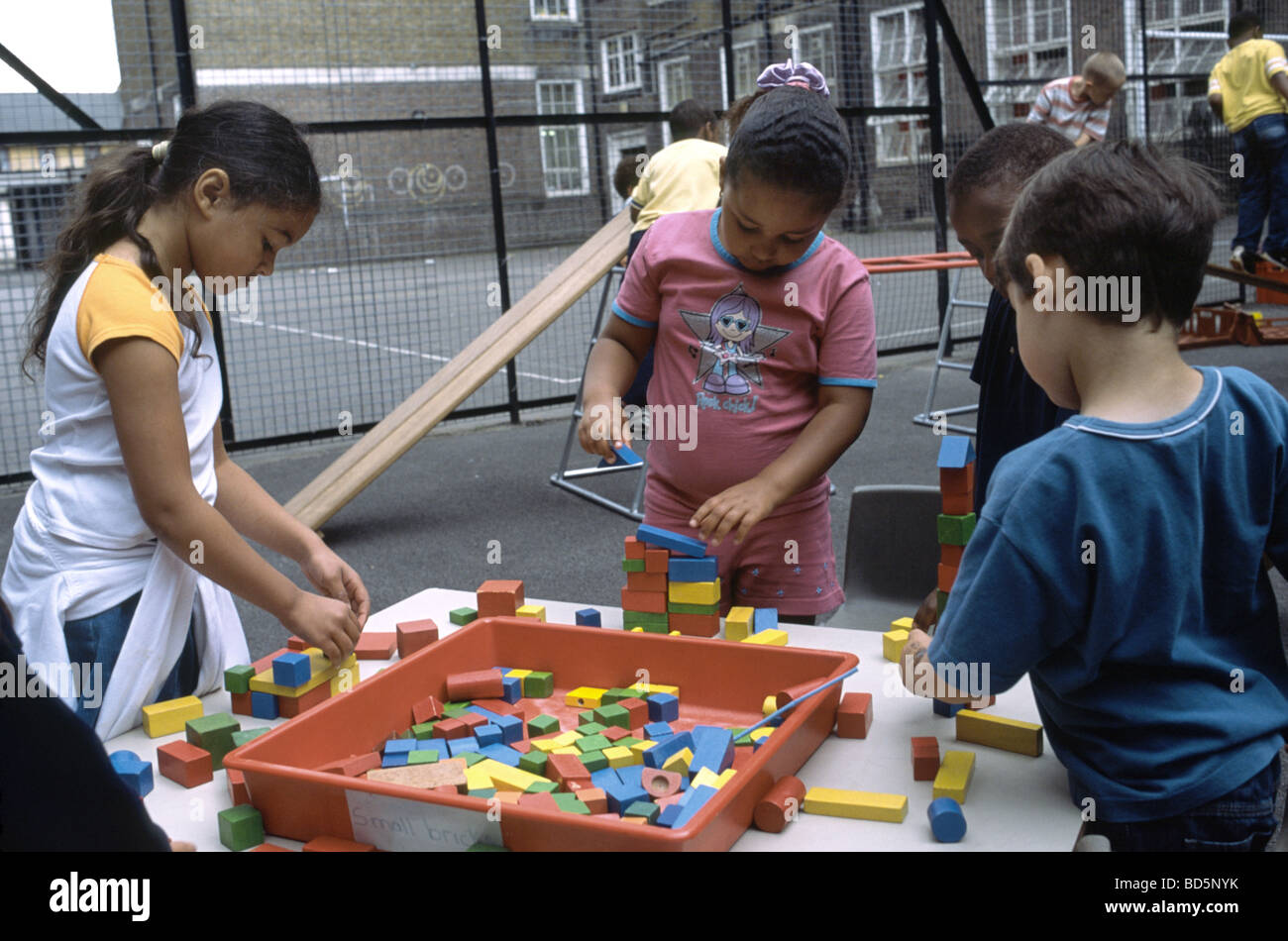 primary school playground Stock Photo - Alamy