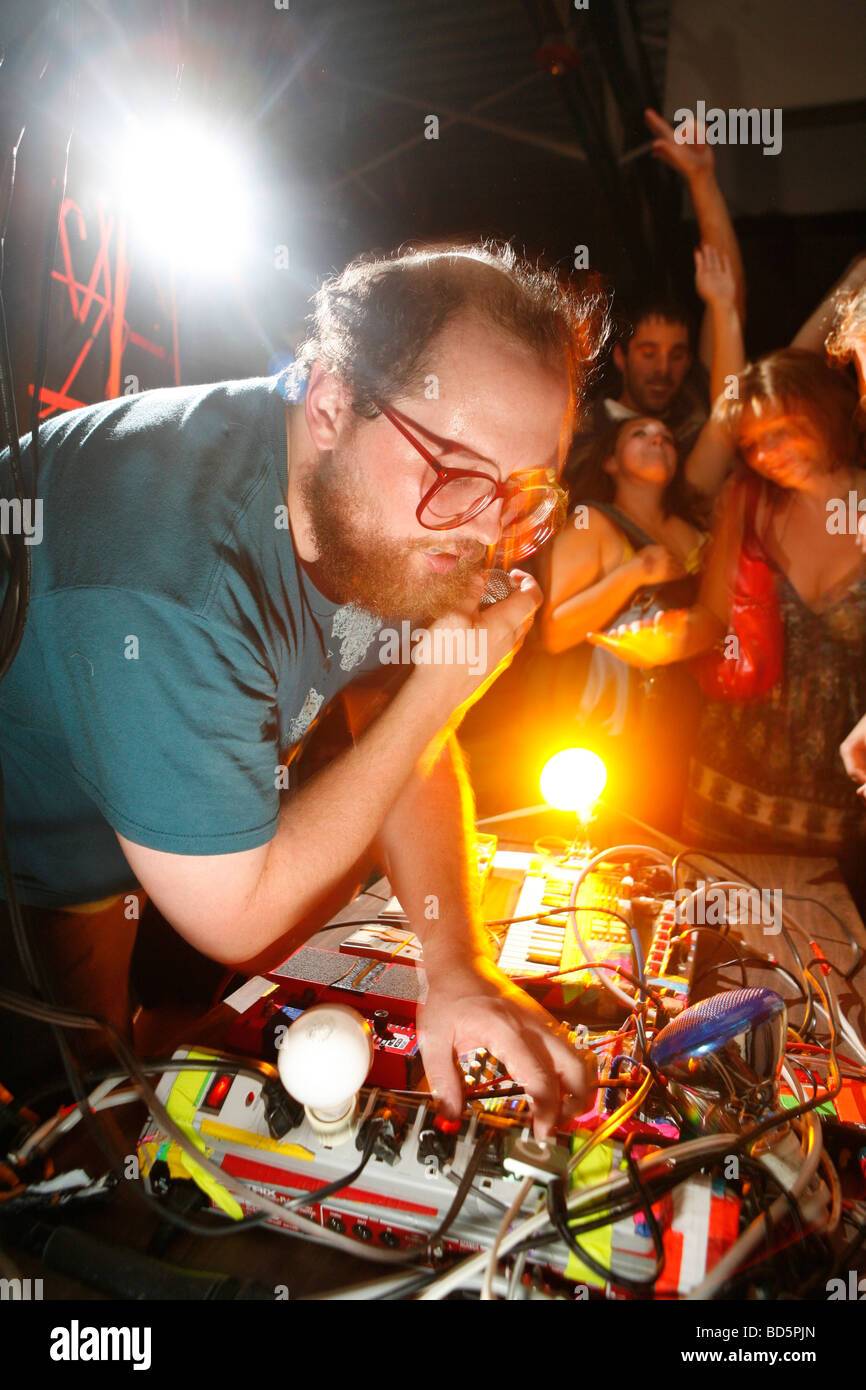 Dan Deacon gets the crowd going with his psychedelic electronic music ...