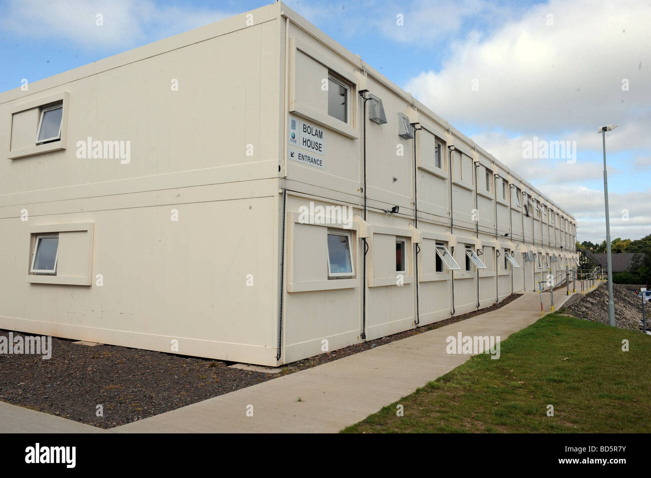 Temporary Construction Site Office High Resolution Stock Photography ...