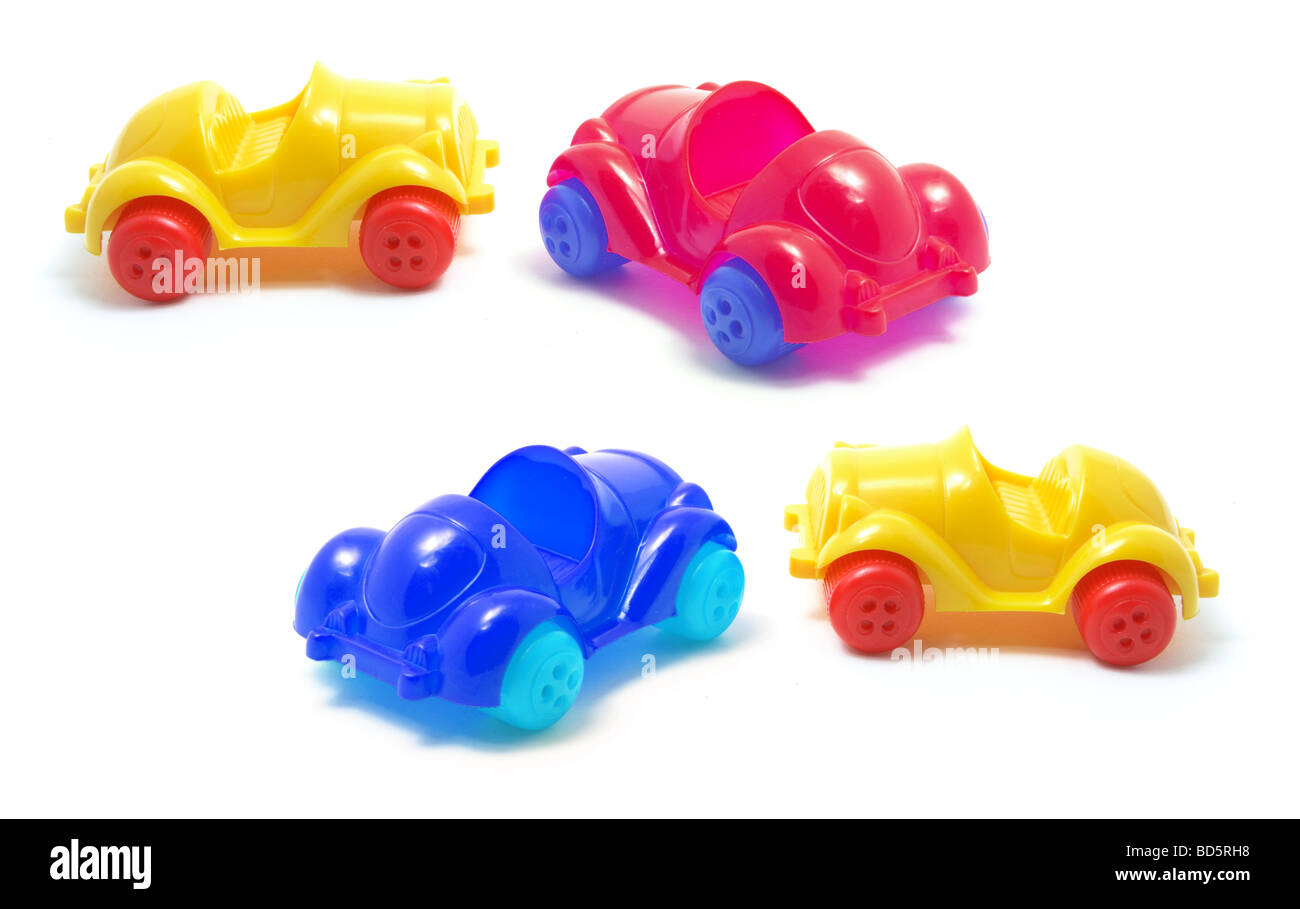 Plastic Toy Cars Stock Photo - Alamy