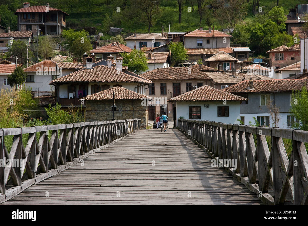Veliko Tarnovo, historic town, well-known with its traditional ...