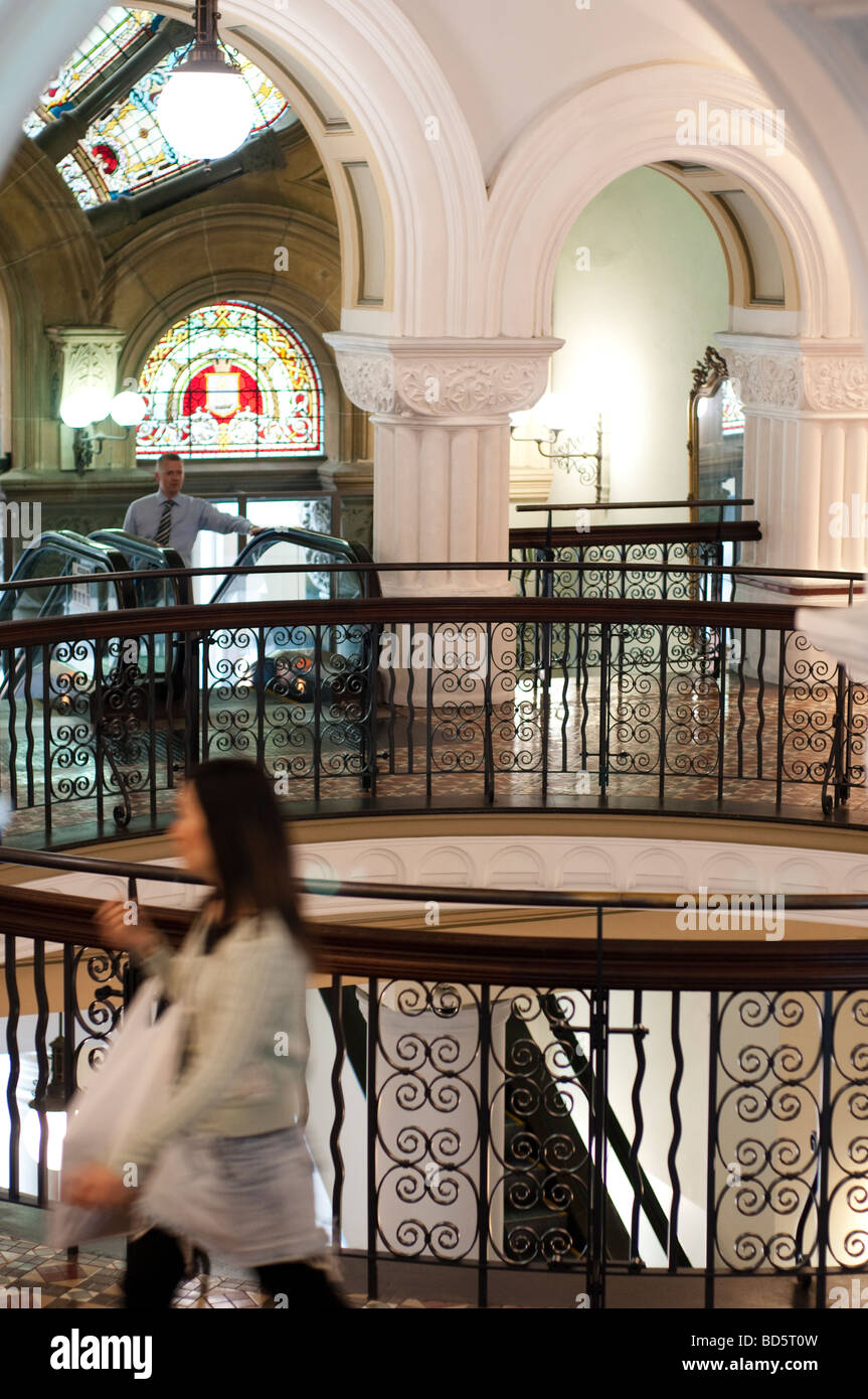 Queen Victoria Building or QVB interior Sydney NSW Australia Stock ...
