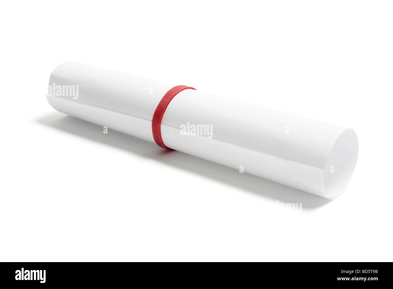 Rolled Up Paper Stock Photo - Alamy